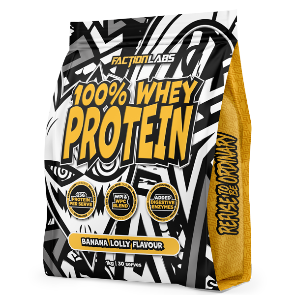 Faction Labs 100% Whey Protein - Mass Nutrition Mackay